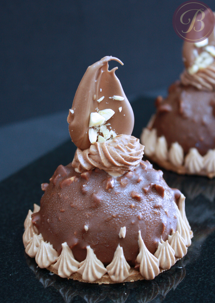 Chocolate Hazelnut Rocher - Bellissima Cakes & Pastries